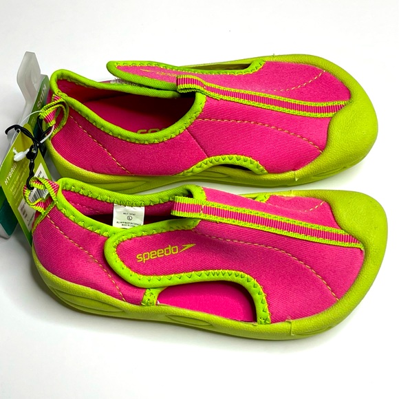 Speedo | Shoes | New Size 9 L Speedo Girls Pink Swim Shoes | Poshmark